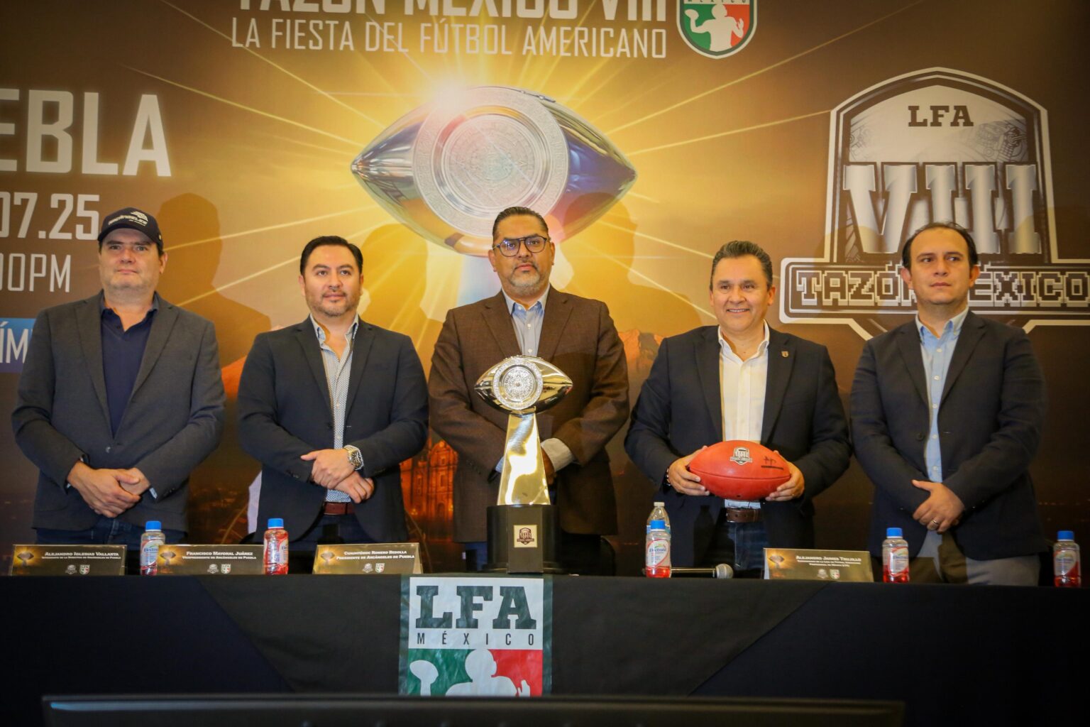 Lista la celebración de Tazón México VIII Puebla 2025 el 12 de julio en ...